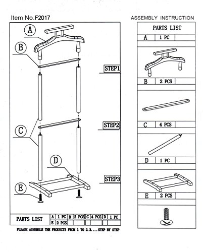 Frenchi Furniture Coat Rack, Mahogany