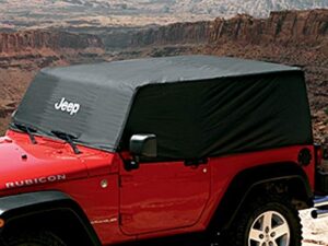 genuine jeep accessories 82210321 black vehicle cover