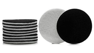 glass polish 11006 gp-pro felt polishing pad set for polishing glass, plastic, metal, marble | Ø 2 inch | pack of 10 pads