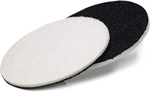 Glass Polish 11007 GP-PRO Felt Polishing Pads for Polishing Glass, Plastic, Metal, Marble - Ø 3 inch - Pack of 5 Pads