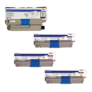 okidata part# 44469701, 44469701, 44469701, 44469801 toner cartridge set (oem)