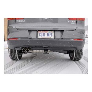 CURT 12097 Class 2 Trailer Hitch, 1-1/4-Inch Receiver, Compatible with Select Volkswagen Tiguan