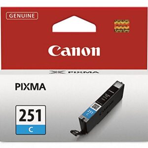 Canon CLI-251 Cyan Compatible to iP7220,iP8720,iX6820,MG5420,MG5520/MG6420,MG5620/MG6620,MG6320,MG7120,MG7520,MX922/MX722 Printers