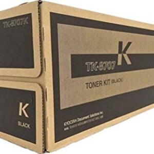 Kyocera 1T02K90US0 Model TK-8707K Black Toner Cartridge For use with Kyocera TASKalfa 6550ci, 6551ci, 7550ci and 7551ci Color Multifunction Laser Printers