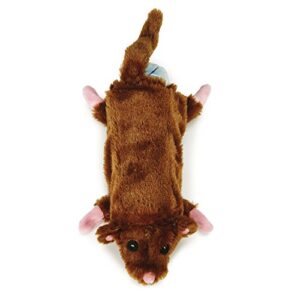 zanies barnyard unstuffies dog toys, large mouse, 22"