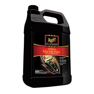 meguiar's m6301 flagship premium marine wax new, black, 1 gallon