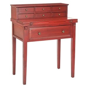 safavieh american homes collection abigail cherry fold down desk