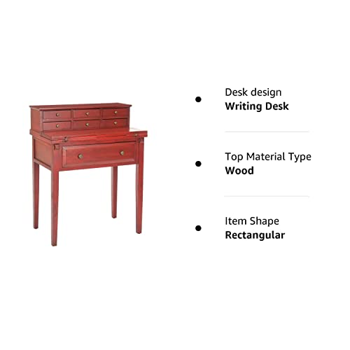 Safavieh American Homes Collection Abigail Cherry Fold Down Desk