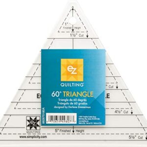 EZ International 882670180 Triangle Rotary Cutting Shapes White Large