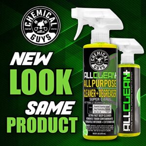 Chemical Guys CLD_101_16 All Clean+ Citrus Based All Purpose Super Cleaner, Safe for Cars, Trucks, SUVs, Motorcycles, RVs & More, 16 fl oz, Citrus Scent