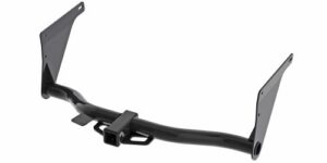 reese towpower 44681 class iii custom-fit hitch with 2" square receiver opening, includes hitch plug cover , black