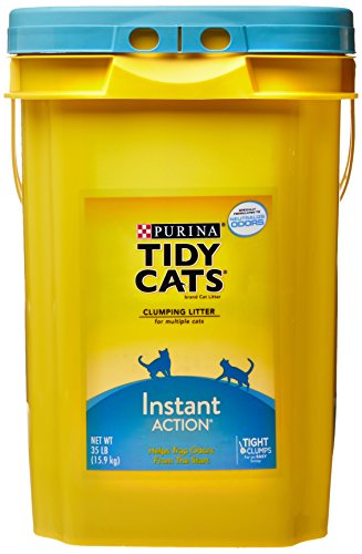 Tidy Cats Purina Instant Action Scoop Pail, 35 lb