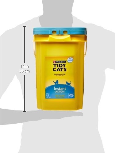 Tidy Cats Purina Instant Action Scoop Pail, 35 lb