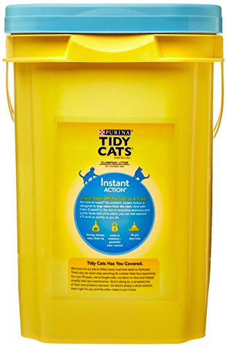 Tidy Cats Purina Instant Action Scoop Pail, 35 lb