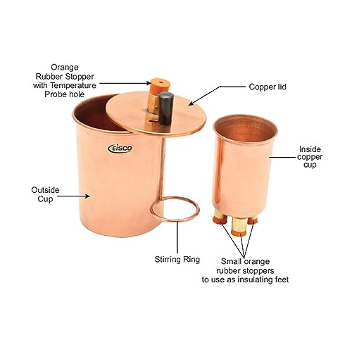 Eisco Labs Copper Calorimeter Set