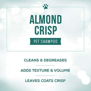 Nature's Specialties Almond Crisp Ultra Concentrated Dog Shampoo for Pets, Makes up to 8 Gallons, Natural Choice for Professional Groomers, Texturizing and Volumizing, Made in USA, 32 oz