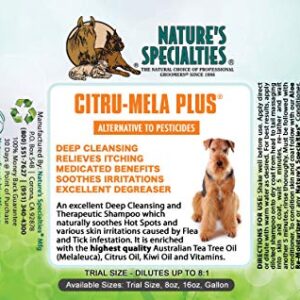 Nature's Specialties Citru-Mela Shampoo for Dogs Cats, Non-Toxic Biodegradeable, 16oz