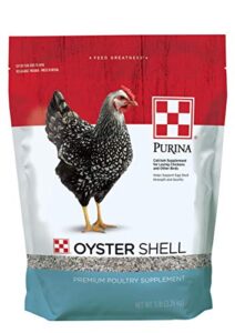 purina oyster shell poultry supplement, 5 lb bag