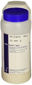 becton dickinson microbiology 214010 bacto agar, 454 g volume