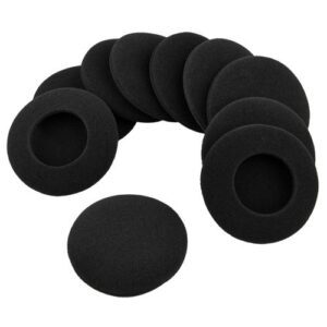 blacell 10 x headphone earphone foam ear pad earpad cover 64mm