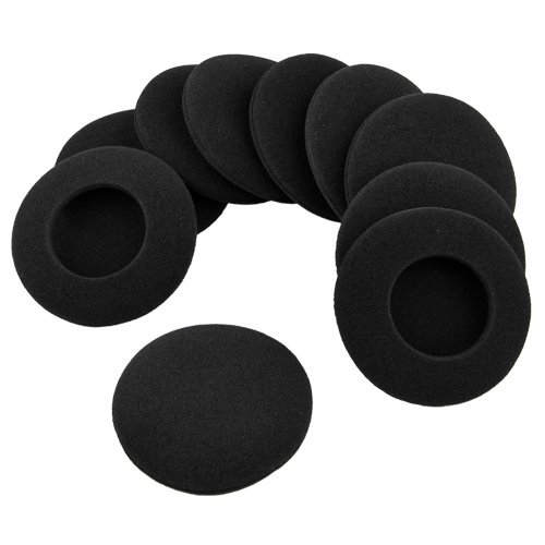 Blacell 10 X Headphone Earphone Foam Ear Pad Earpad Cover 64mm