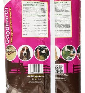 GoodEarth Diatomaceous Earth Supplement for Chicken and Farm Animals,NET WT 2 LBS