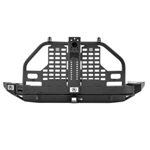 smittybilt 76896-01 xrc atlas rear bumper with hitch