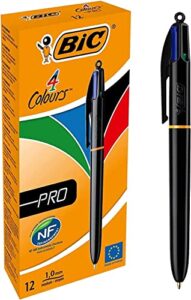 bic 4 colours pro assorted 902129 pk12