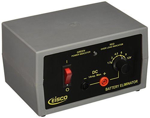 Eisco Labs Battery Eliminator, 1A Max - 1.5, 3, 4.5, 6, 9, or 12V