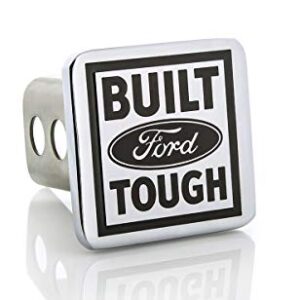 Ford Built Tough Metal Trailer Tow Hitch Cover Plug Emblem