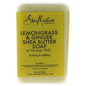 sheamoisture lemongrass & ginger shea butter soap - 8 oz