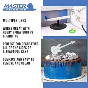 Master Airbrush Smooth Rotating 7.5 in. Diameter Turntable - for Hobby Spray Booths, Airbrushing Projects, Cake Decorating, Rotating TV or Monitor and More