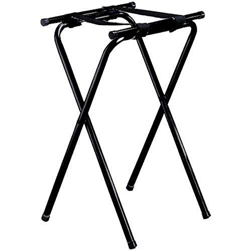 Tablecraft 31" Double Bar Metal Folding Tray Stand | Commerical Quality for Restaurant Use