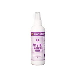 nature's specialties mystic lavender dog cologne for pets, natural choice for professional groomers, ready to use perfume, made in usa, finishing spray, 8 oz