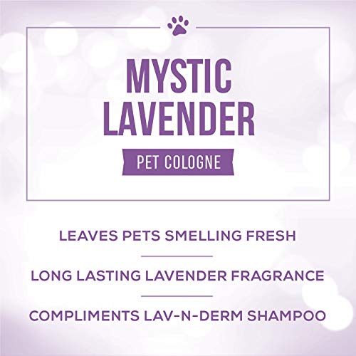 Nature's Specialties Mystic Lavender Dog Cologne for Pets, Natural Choice for Professional Groomers, Ready to Use Perfume, Made in USA, Finishing Spray, 8 oz