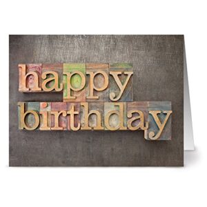 Note Card Cafe Happy Birthday Card Assortment with Yellow Envelopes | 144 Pack | 6 It's Your Birthday Designs | Blank Inside, Glossy Finish | Bulk Set for Greeting Cards, Occasions, Birthdays