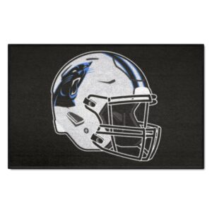 fanmats - 5699 nfl carolina panthers nylon face starter rug , 19"x30"