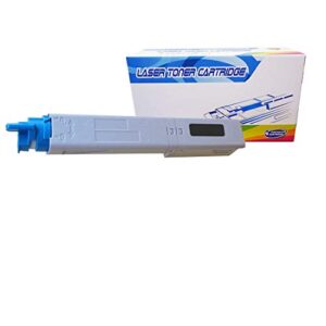 inktoneram compatible toner cartridge replacement for okidata c3400 c3400n c3530n mfp c3600n mc360n mfp 43459304 (black)