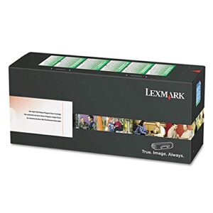 lexmark c734a4kg toner, return progam, black in retail packaging