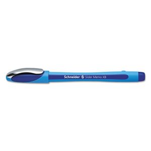 schneider slider memo, stick, extrabold, 10 pack, blue (stw150203)