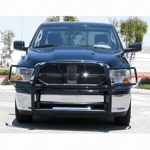 trailfx 2720228093 black grille guard bar for dodge ram 1500