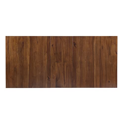 Powell Kraven Dining Table, Dark Hazelnut Finish