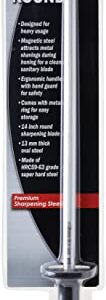 WINCO Premium Round Sharpening Steel, 14-Inch