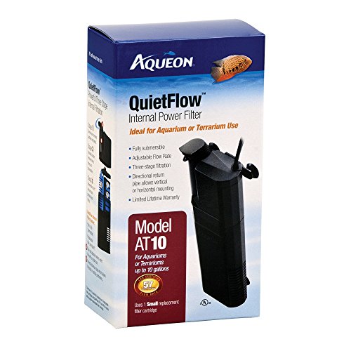 Aqueon Quietflow Internal Power Filter, 10 Gallon,