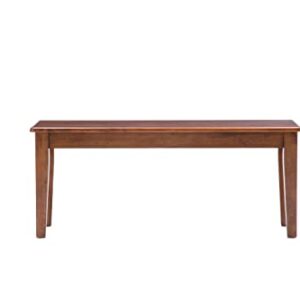 Boraam Shaker Bench, Walnut