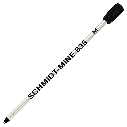 Schmidt 635M Single Black Refill for Swarovski Pen with Plastic Refill Holder