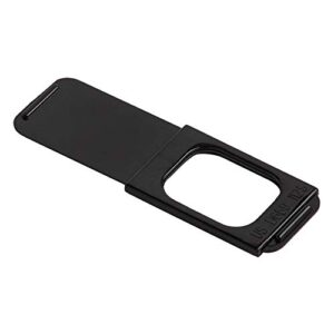 c-slide 1.0 webcam cover slide | sliding laptop camera blocker | 1.5” x 0.5” by 1.5mm thin | camera blocker for computers, tablets, echos, chromebook & more | make security a priority | black