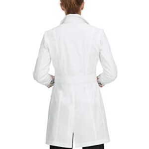 KOI 408 Women's Geneva Lab Coat White M