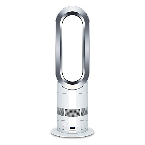 Dyson AM05 Hot + Cool Fan Heater, White/Silver