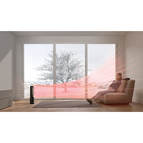 Dyson AM05 Hot + Cool Fan Heater, White/Silver